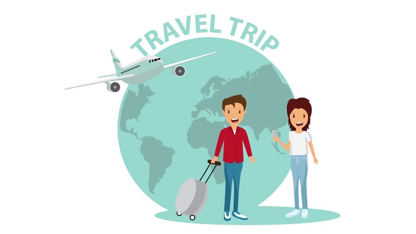 Enjoy Your Holiday Travel Trip Around The World At Mountain Animation ...