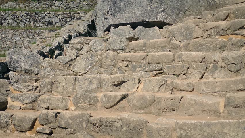 Landscape with Steps at Machu Picchu, Peru image - Free stock photo ...