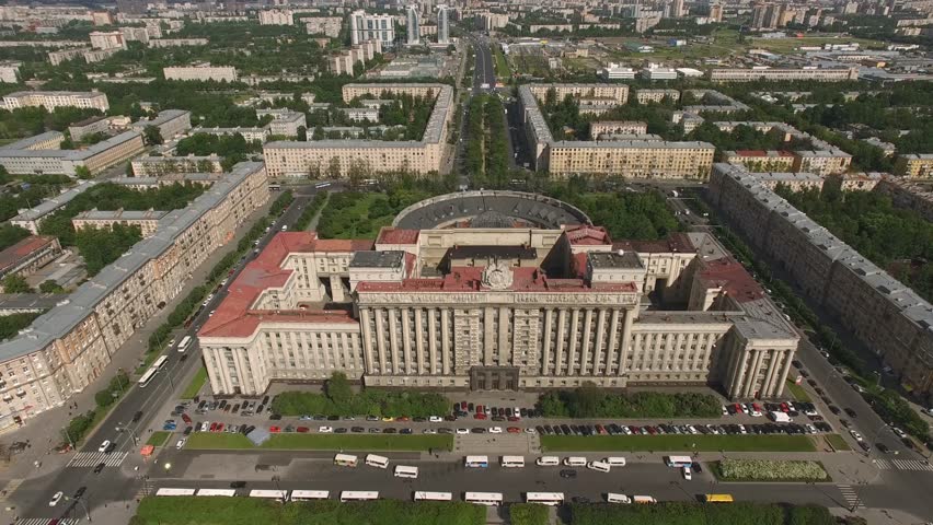 4K Drone Shot Of The Palace Of The Parliament In Bucharest, Romania ...
