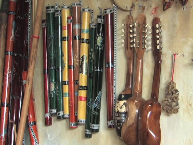 Musical Instruments in Ecuador Stock Footage Video (100% Royalty-free ...