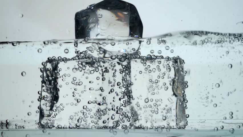 Ice Cubes Move In Gas Water Stock Footage Video 30242122 | Shutterstock