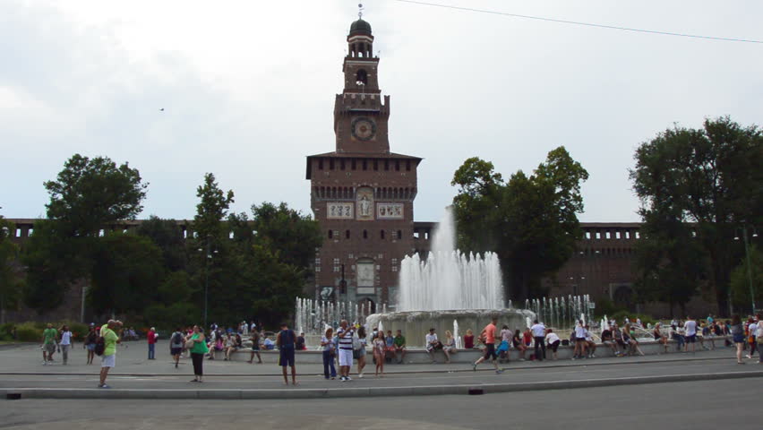The Rocca Di Ravaldino,Caterina Sforza Castle In Forli, Italy Stock ...