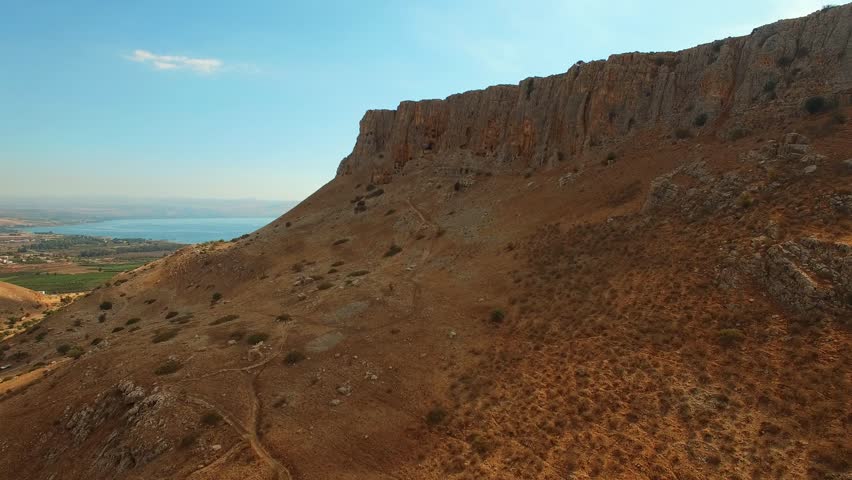Landscape and water at the Sea of Galilee, Israel image - Free stock ...