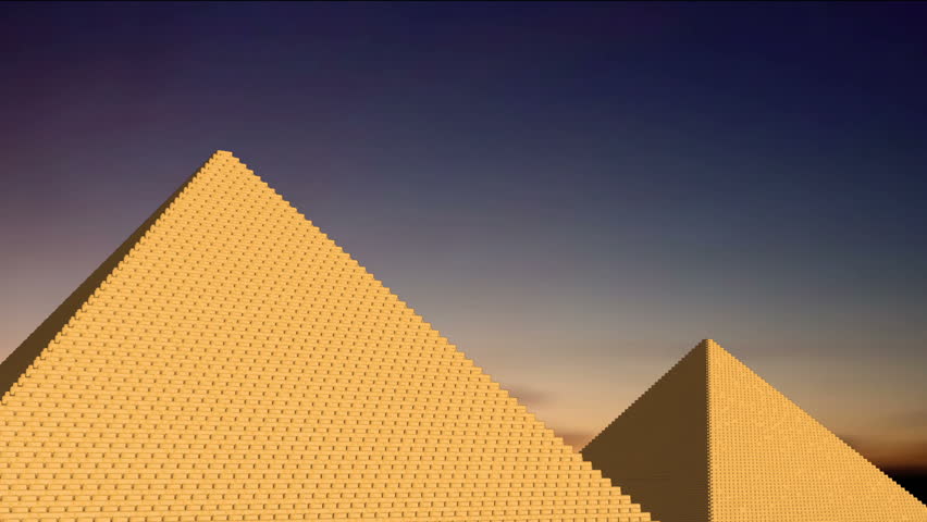 Egyptian Pyramids Animation. Stock Footage Video 2421977 | Shutterstock