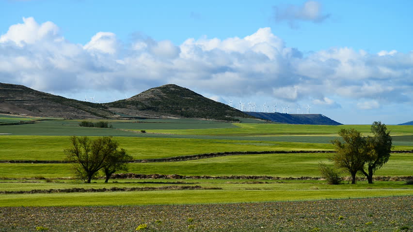 Cross On The Viewpoint In "meseta", A Long Stretch Of Plateau. Camino ...