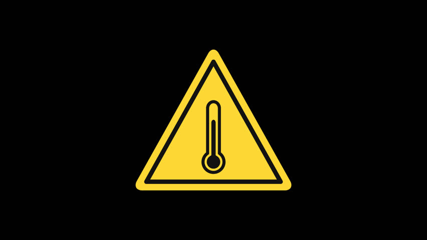 Stock video of set warning signs glitch effect. motion | 31536538 ...