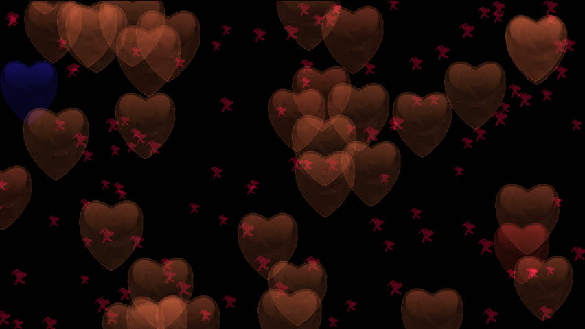 Valentines Day Animated Backgrounds Series Stock Footage Video (100% ...