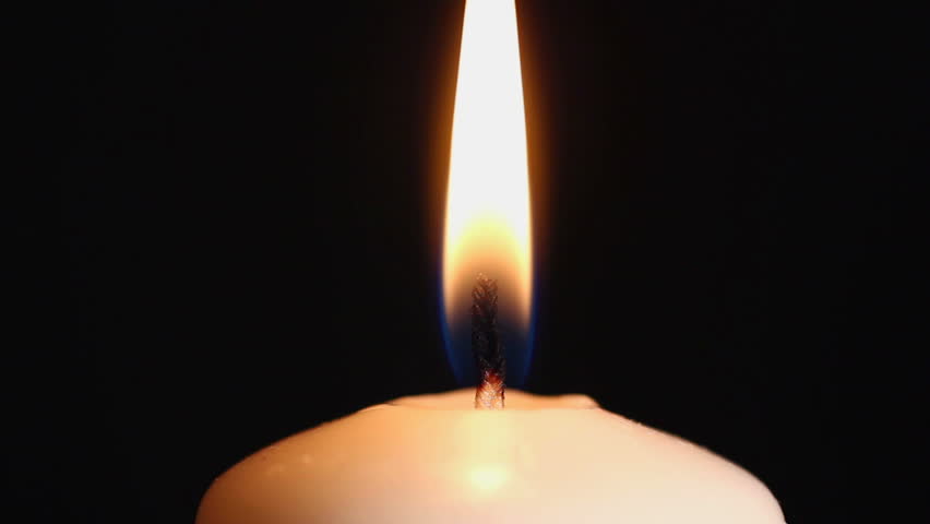 Time Lapse Of Burning Candle Melting Away And Dripping Wax Stock ...