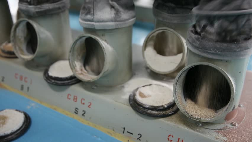 Stock video of flour mill production. sifting flour and | 32065648 ...