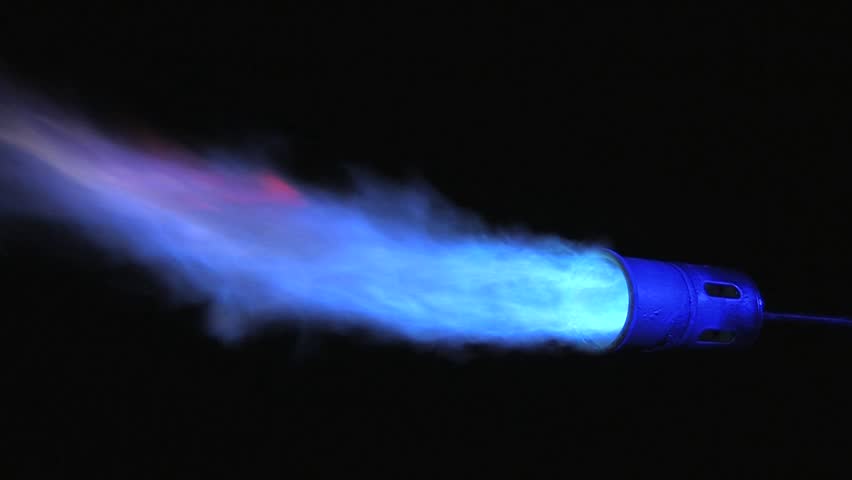 Blue Flame From A Butane Blow Torch Stock Footage Video 4392662 ...