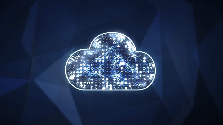 Cloud Computing Concept. Different Devices Stock Footage Video (100% ...