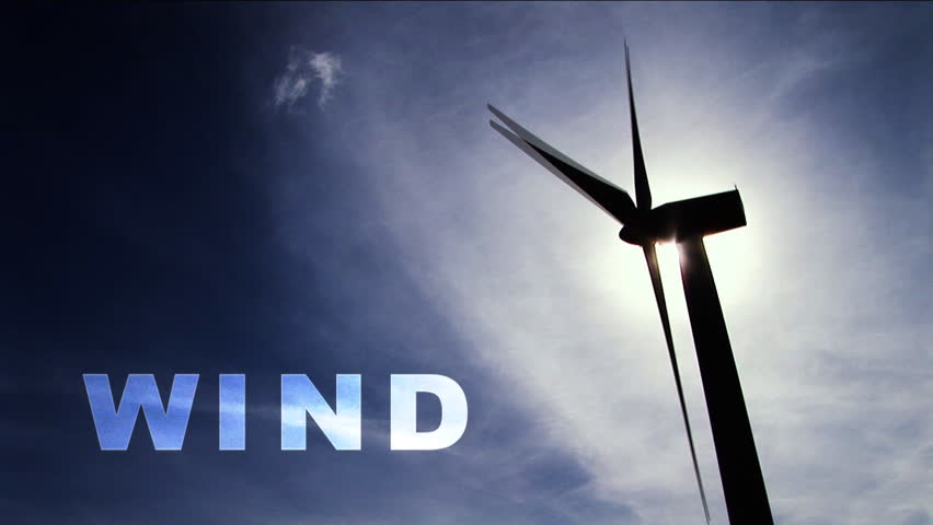 Wind Text On Turbine with Stock Footage Video (100% Royalty-free) 33108 ...