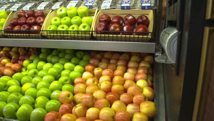 Pan of Apples Inside of Stock Footage Video (100% Royalty-free ...