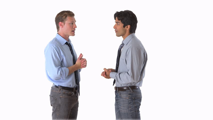 Video Of Two Business People Talking Stock Footage Video 3024349 ...