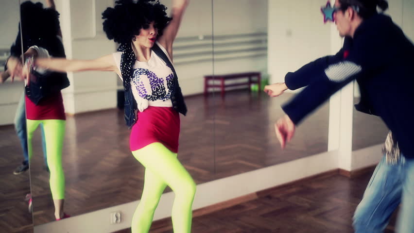 Stock video of montage of couple dancing funky dance . | 3380288 ...