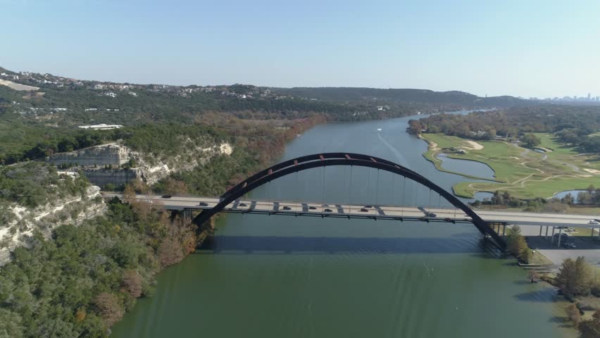 Bridge over the river in Austin, Texas image - Free stock photo ...