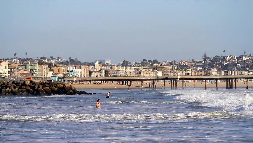 Beach Scene On September 19, 2012 At Venice Beach, Los Angeles ...
