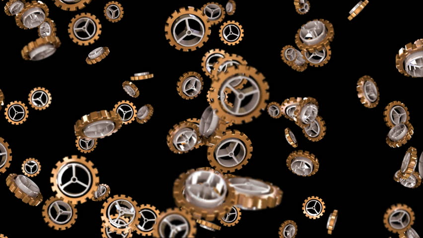 Lots of Different Cogs Rotating Stock Footage Video (100% Royalty-free ...