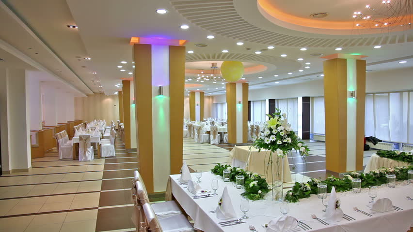 Stock video of wedding hall interior | 3550058 | Shutterstock