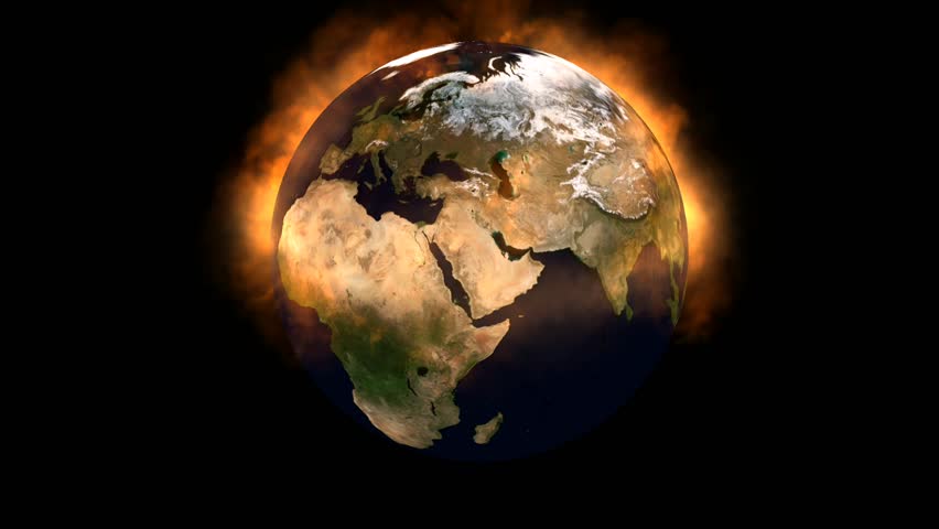 Rotating Earth Animation, Global Warming Stock Footage Video 16536073 ...