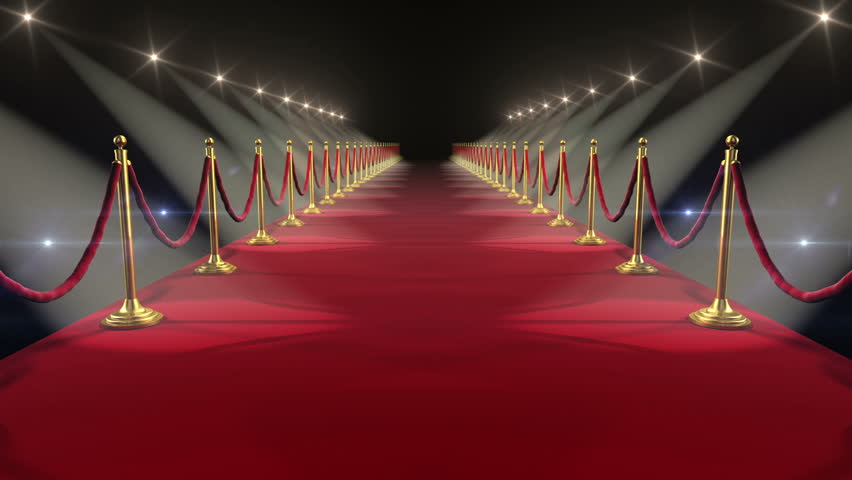 Award Ceremony Red Carpet - Loop - IV - Alpha Channel - 3D Animation ...