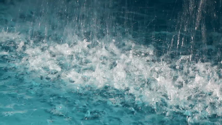 Water Jet Falling On the Stock Footage Video (100% Royalty-free ...