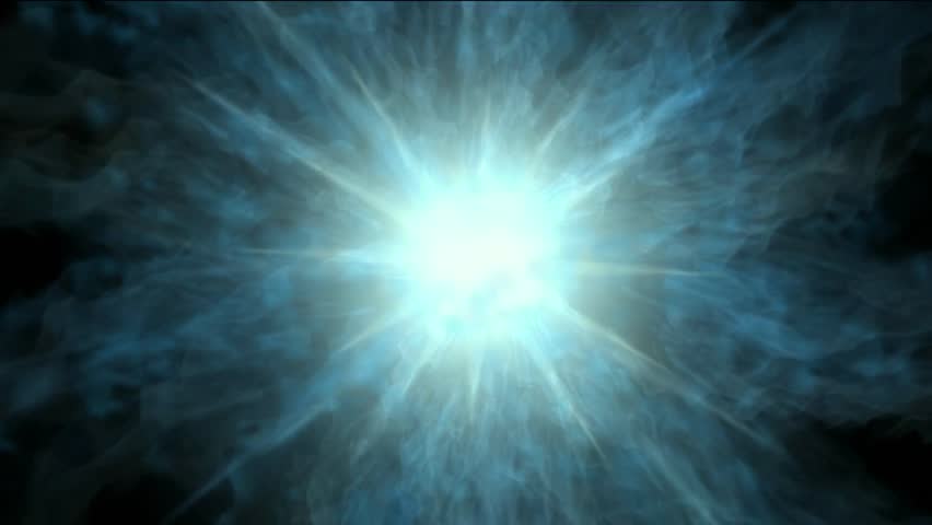 Dazzling Rays Laser Pulse & Explosion Electron Particles From Vortex ...