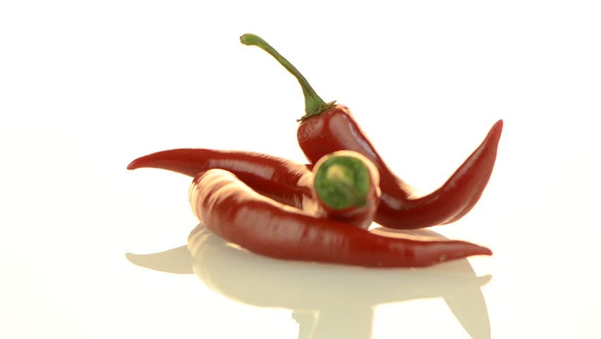 Red Chili Peppers Closeup Zoom Stock Footage Video (100% Royalty-free ...