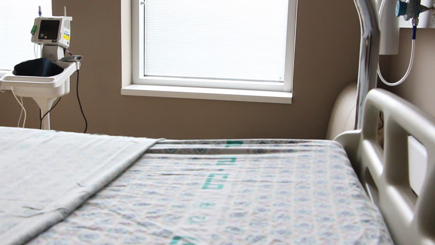 Stock video of patient room with medical equipment in | 3953858 ...