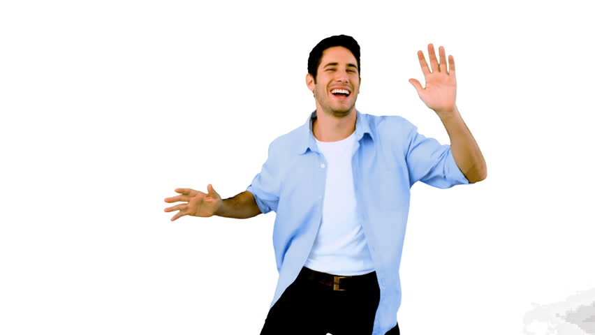 Stock video of man dancing and having fun on | 4047958 | Shutterstock