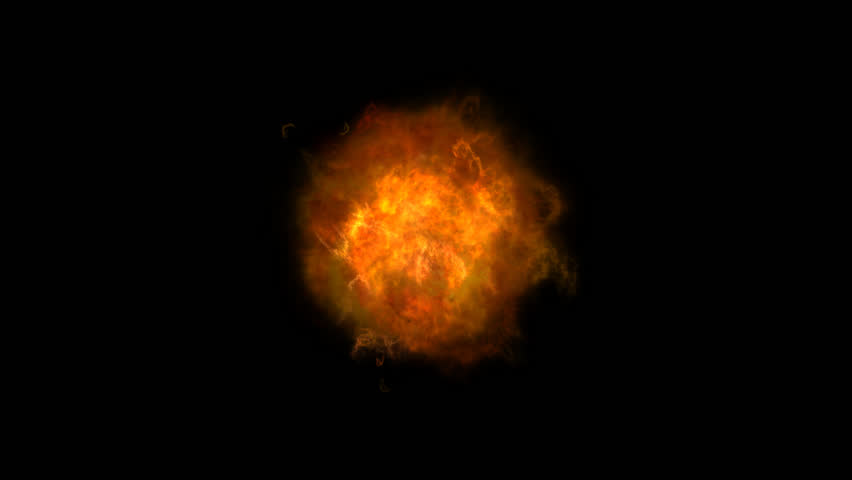 Realistic Explosion And Blasts With Alpha Channel. VFX Element. Stock ...