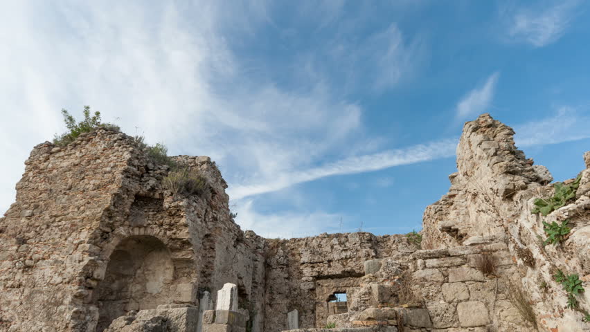 Ruins and Sky Stock Footage Video (100% Royalty-free) 4266518 ...