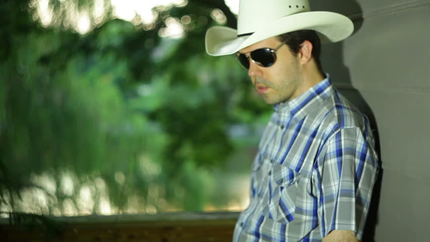 Southerner or Cowboy On a Stock Footage Video (100% Royalty-free ...