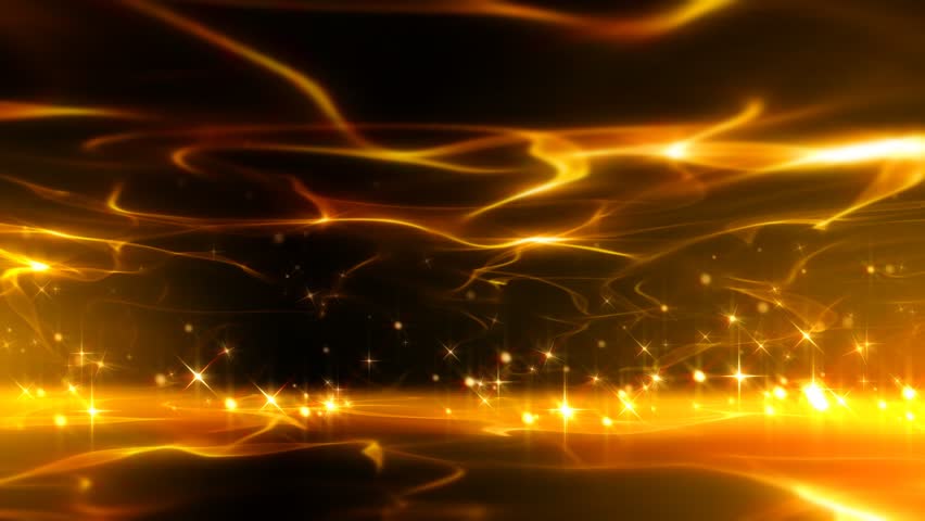 Abstract Motion Background in Gold Stock Footage Video (100% Royalty ...
