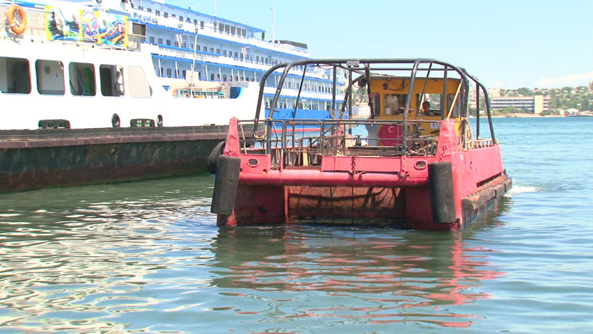 Boat Cleaning - Oil Pollution Stock Footage Video (100% Royalty-free ...