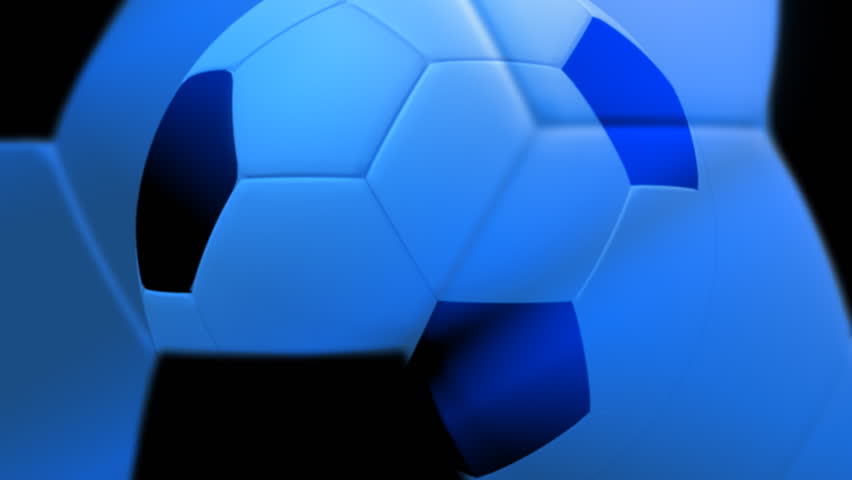 Soccer Ball Looping Animated Sports Background Stock Footage Video ...