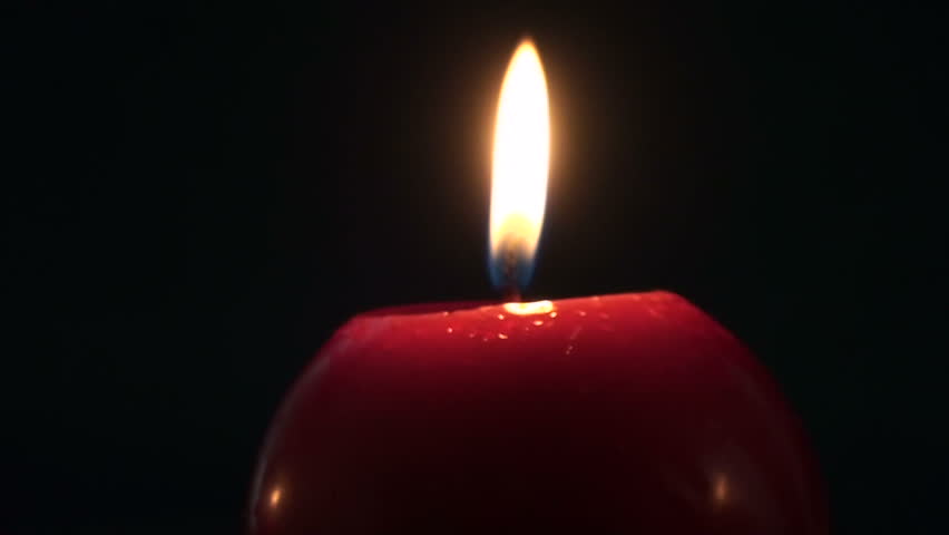 Stock video of 1920x1080 steady flame melts round rotating | 485488 ...