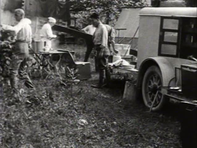 Stock video of 1920s - henry ford goes camping | 4965878 | Shutterstock