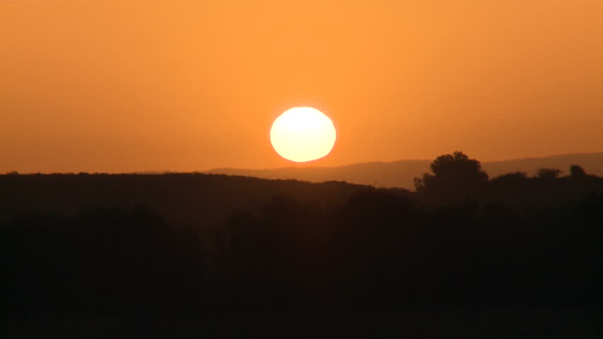 Stock video of sunrise, sun rising at dawn time | 5015768 | Shutterstock