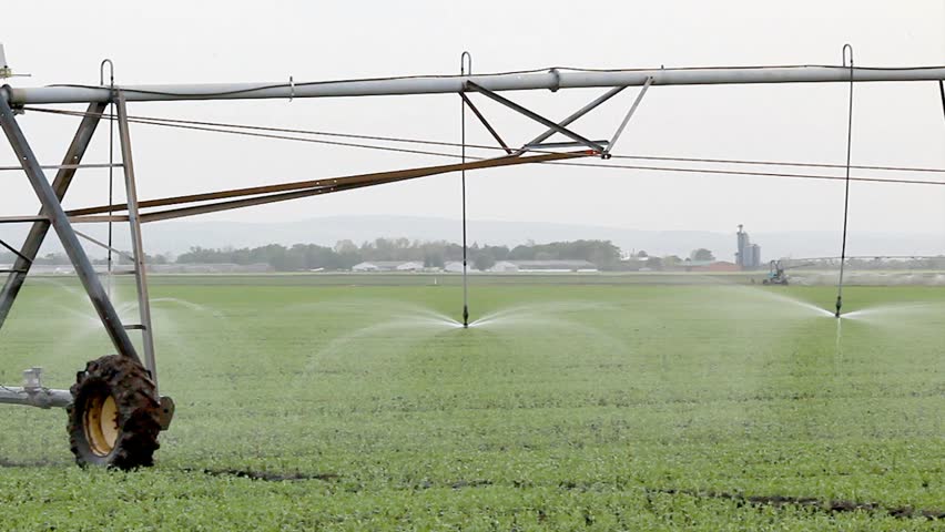 Irrigation System for Water Supply Stock Footage Video (100% Royalty ...
