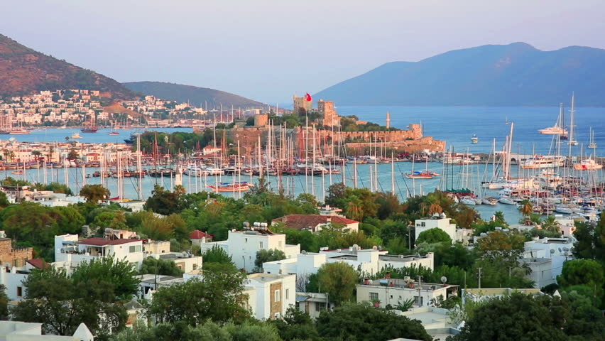 Stock video of bodrum, famous holiday destination in turkey | 5064158 ...