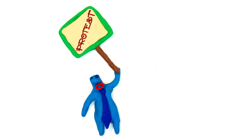 Looped Stop Motion Cartoon. a Stock Footage Video (100% Royalty-free ...