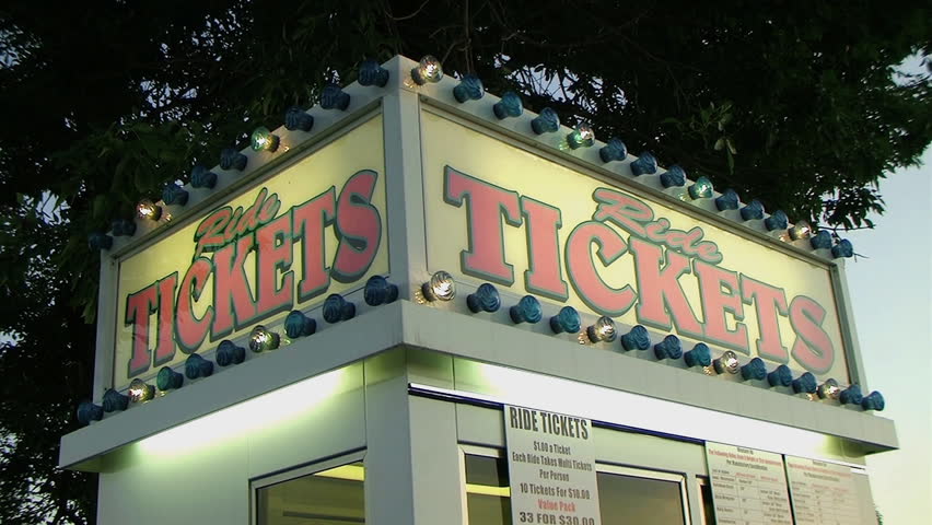 Stock video of ticket booth marquee - with looping | 54028 | Shutterstock
