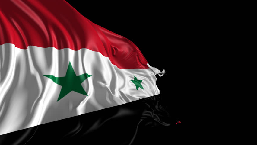 Stock video of flag of syria beautiful 3d animation of | 5547068 ...