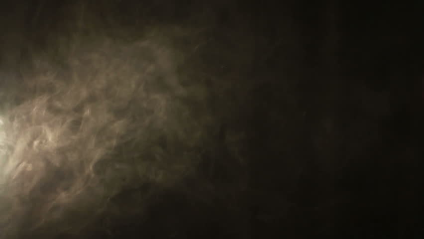 Smoke On A Black Background. Professional Studio Light And Smoke ...