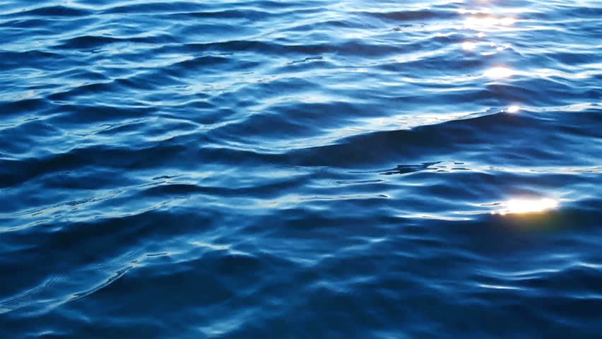 Looped Ocean Surface Seen From Underwater With Fast Moving Camera (hd ...