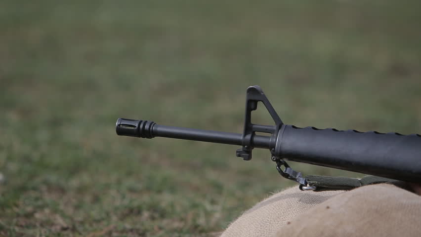 Stock video of firing m16 rifle | 5726648 | Shutterstock