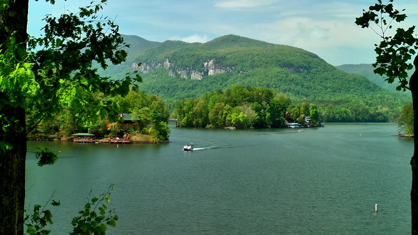 Stock video of lake lure, north carolina on a | 5789828 | Shutterstock