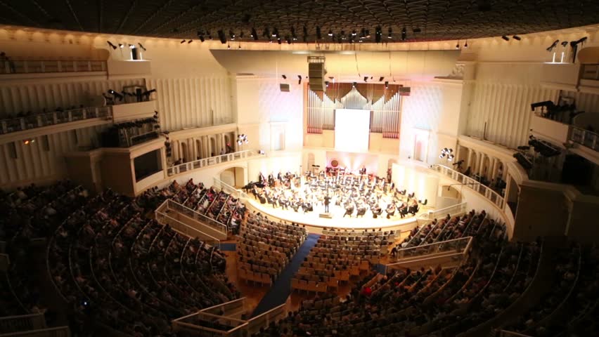 Above View of Orchestra and Stock Footage Video (100% Royalty-free ...