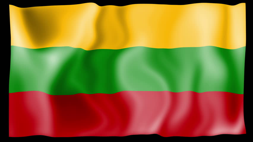 Stock video of a waving lithuania flag - animation | 5868728 | Shutterstock